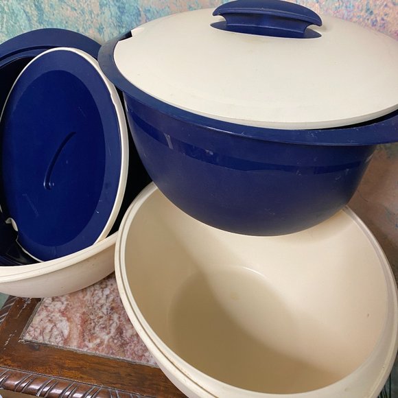 Tupperware | Dining | Tupperware Vintage Insulated Serving Set 6 Pc ...